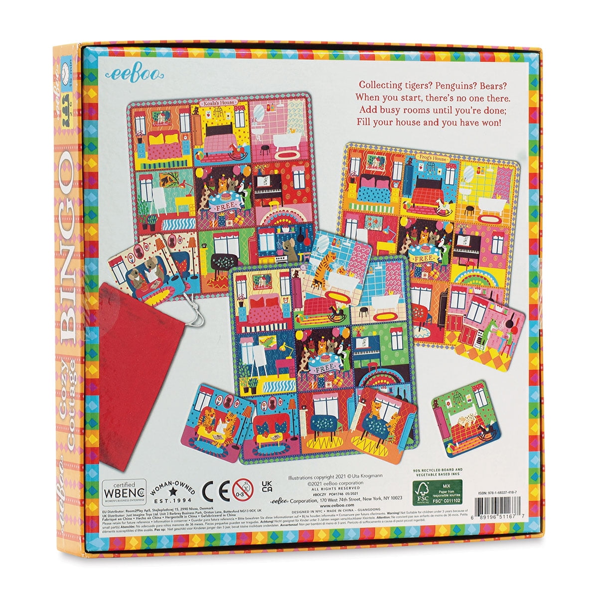 Eeboo Cozy Cottage Bingo Game - Walmart.com