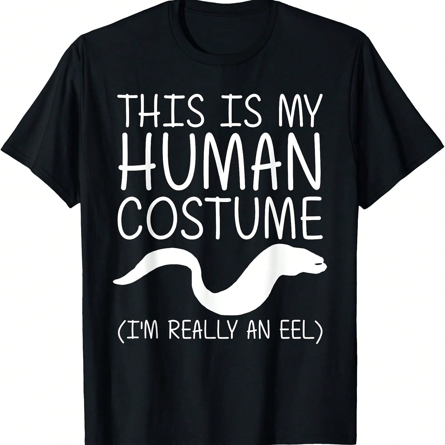 Eel Easy Halloween Human Costume Carp Fish Animal DIY Gift T-Shirt ...