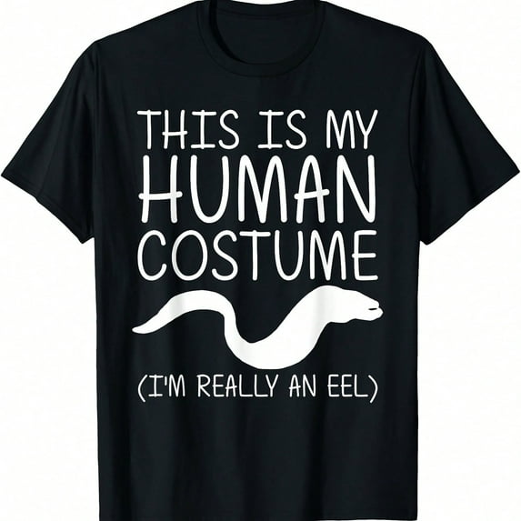Eel Easy Halloween Human Costume Carp Fish Animal DIY Gift T-Shirt ...