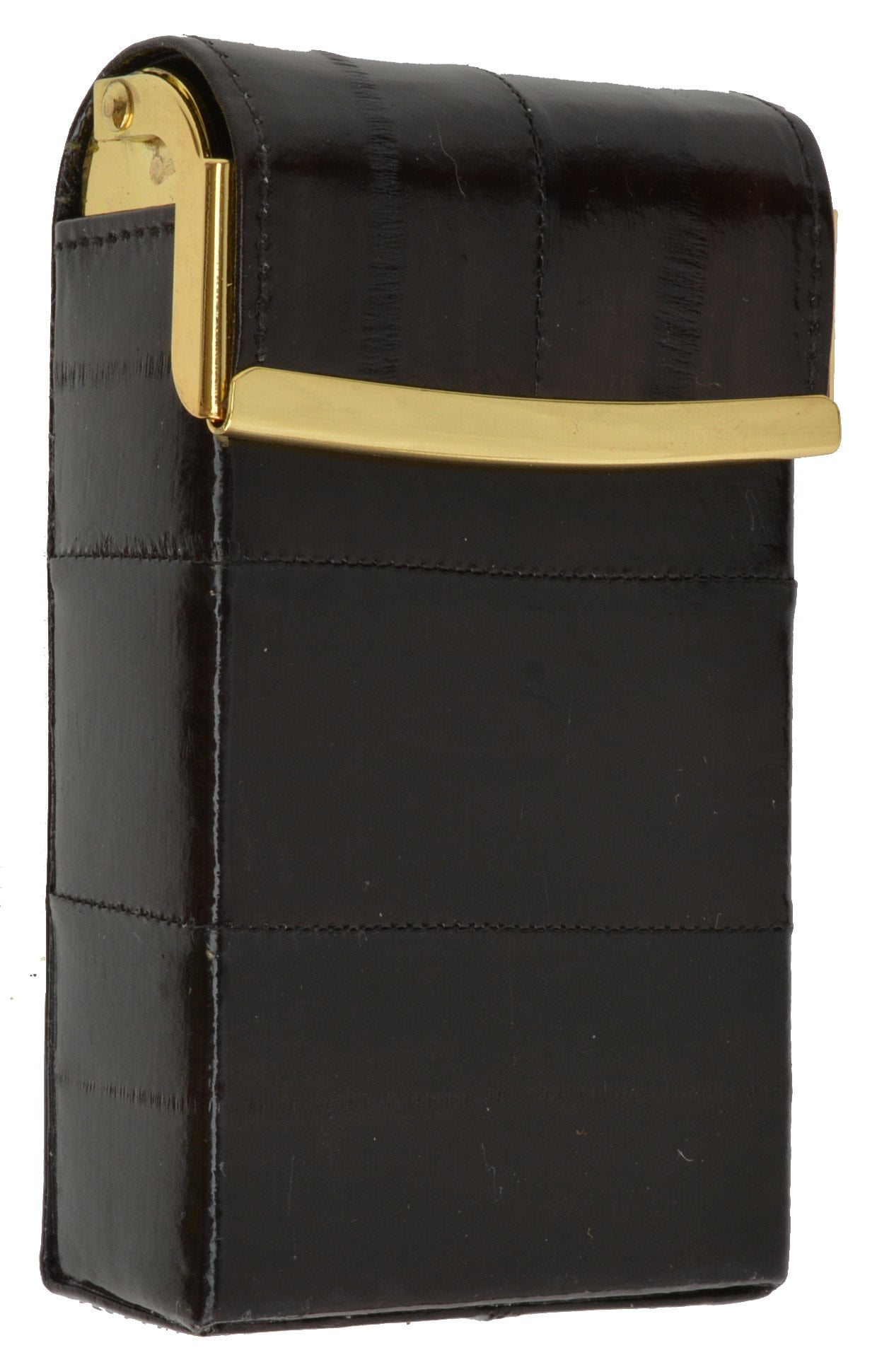 Eel Skin Genuine Leather Sliding Cigarette Case Wallet E 131 - Walmart.com