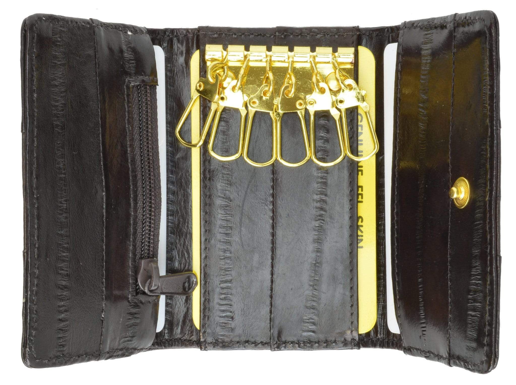Eel Skin Soft Leather Key Case Wallet E 312 - Walmart.com