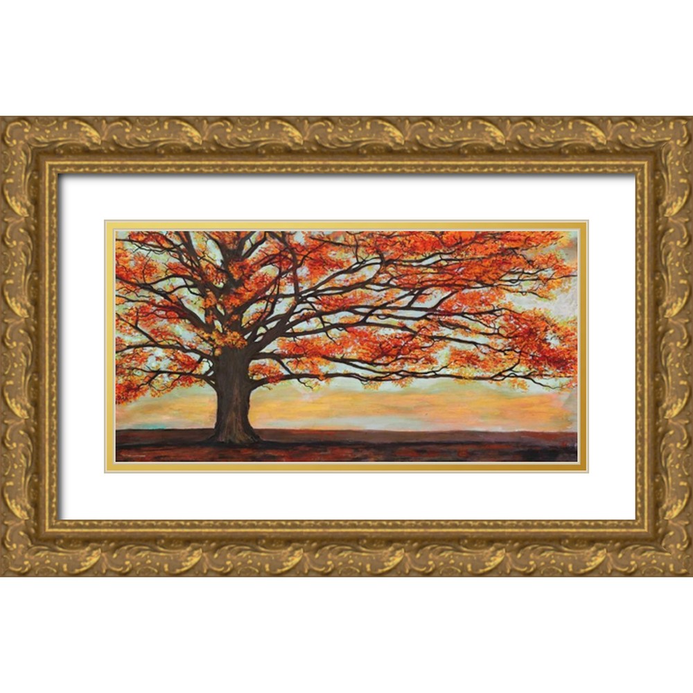 Eelder, Jan 18x11 Gold Ornate Wood Framed with Double Matting Museum ...