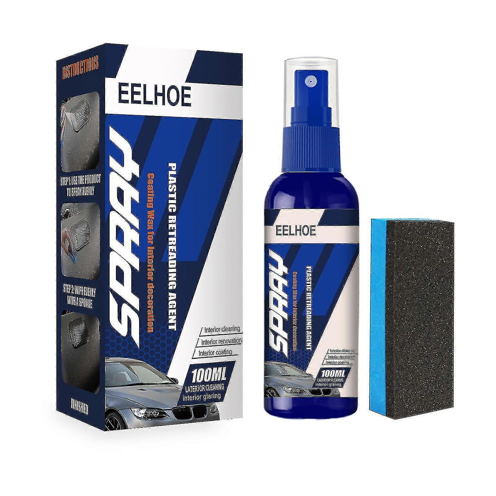 Eelhoe Automotive Plastic Refurbishment Cleaner Surface Wax Rubber ...