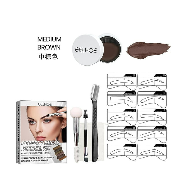 Eelhoe Eyebrow Gel Set Waterproof Embroidery, No Smudge, No Makeup ...