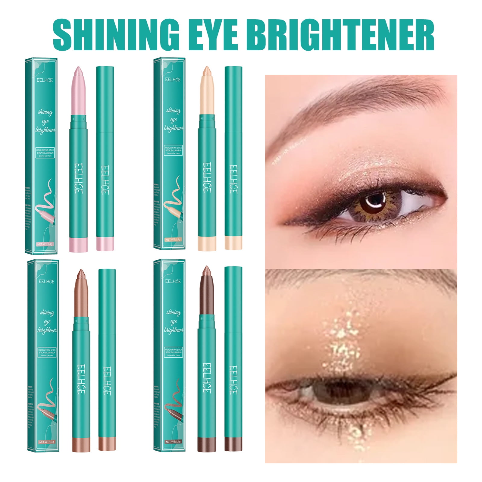 Eelhoe Eyeshadow Stick Lazy Highlight Blush Repair Eye Makeup Multi ...