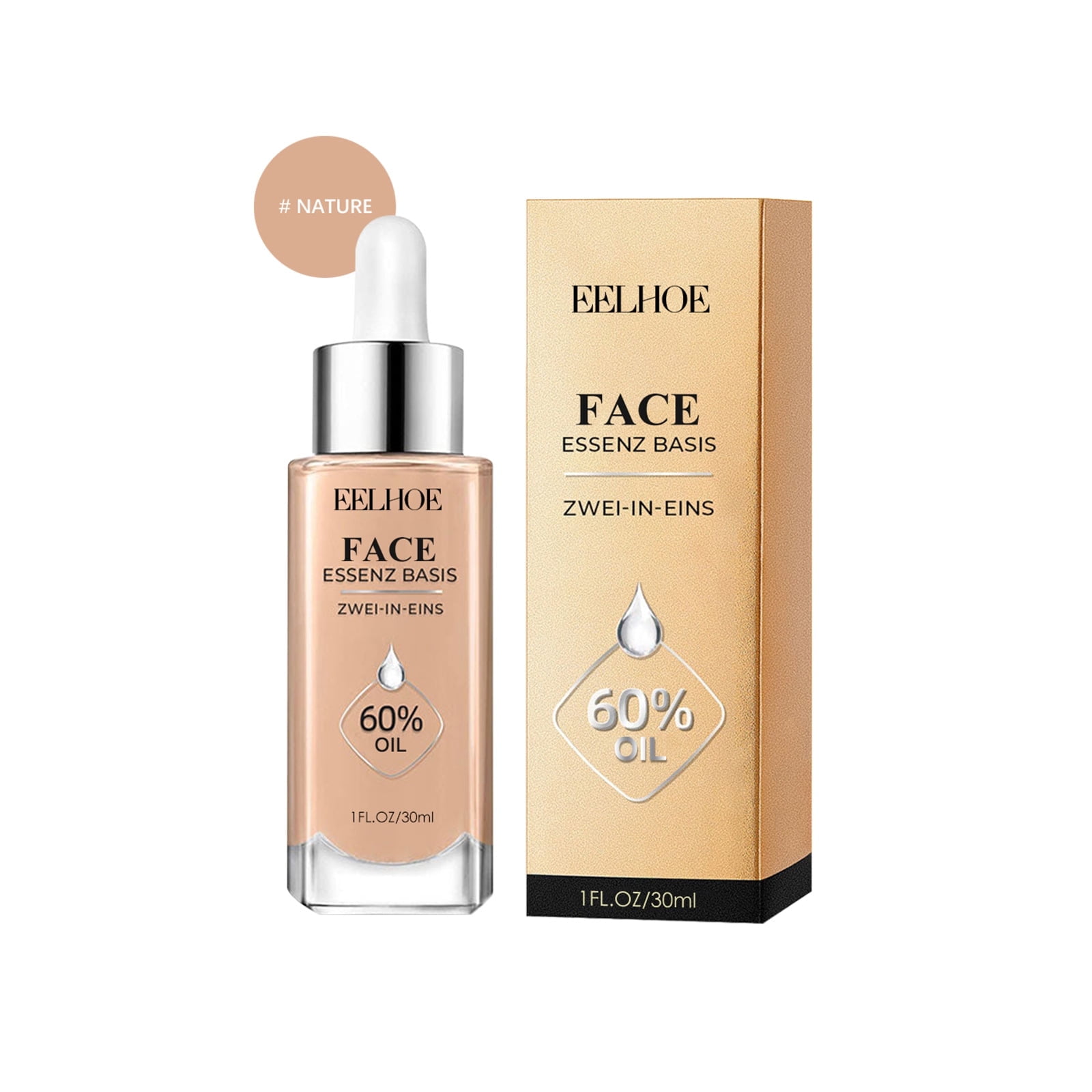 Eelhoe Facial Delicate Liquid Foundation Long Lasting Smear-Proof ...