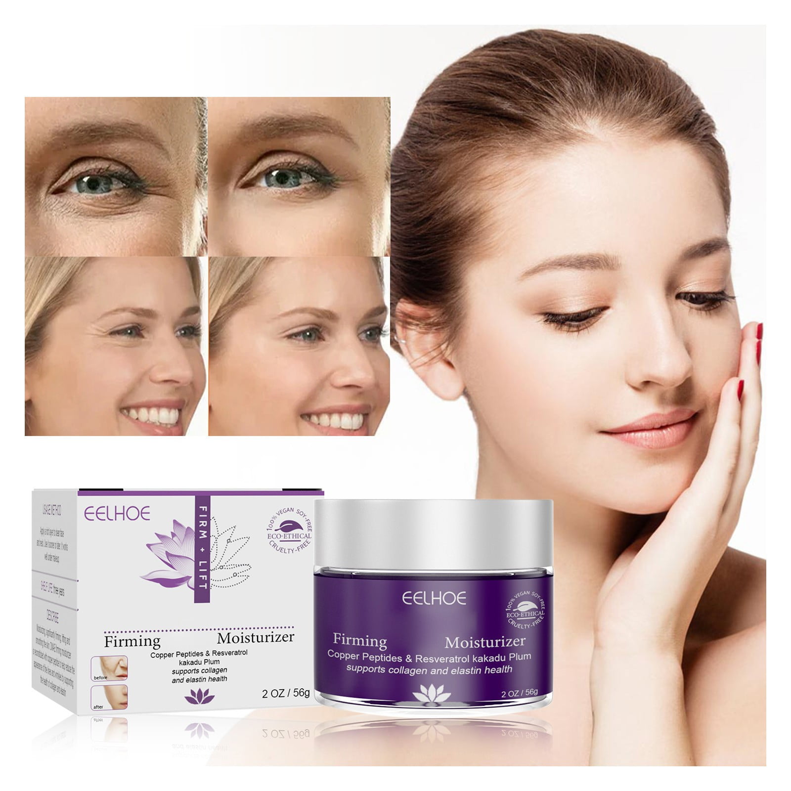 Eelhoe Facial Moisturizer, Dry Easy Firming Absorption Improves ...