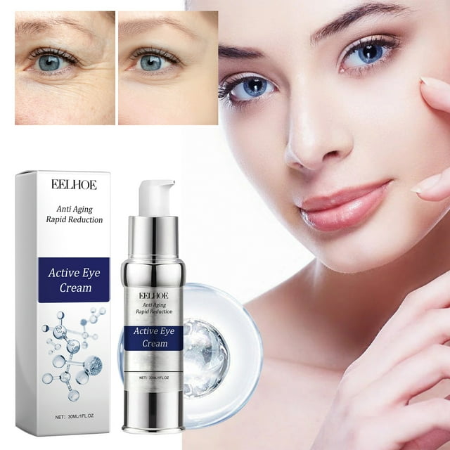 Eelhoe Fading Wrinkle Firming Eye Cream Repair Eye Bags Dark Circles Elastic Tight Skin around ...