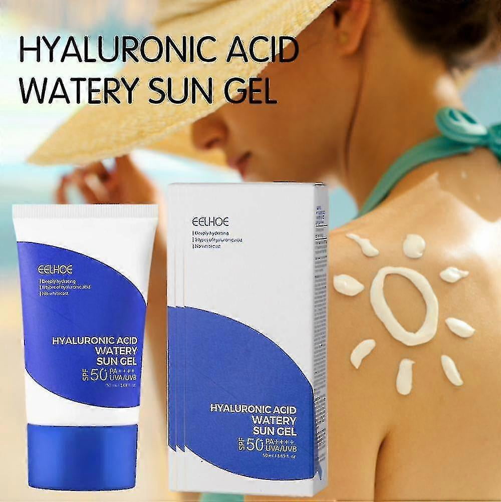 Eelhoe Hyaluronic Acid Moisturizing Sunscreen Gel Moisturizing And Refreshing Against Uv Rays ...