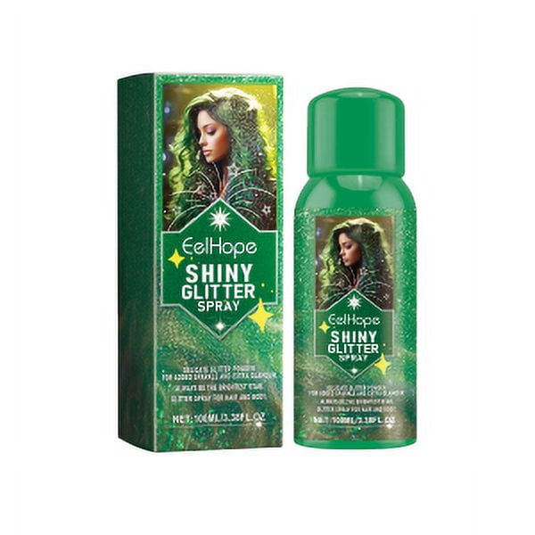 Eelhope Color Brightening Glitter Spray, Party Hair Body Spray Shimmer ...