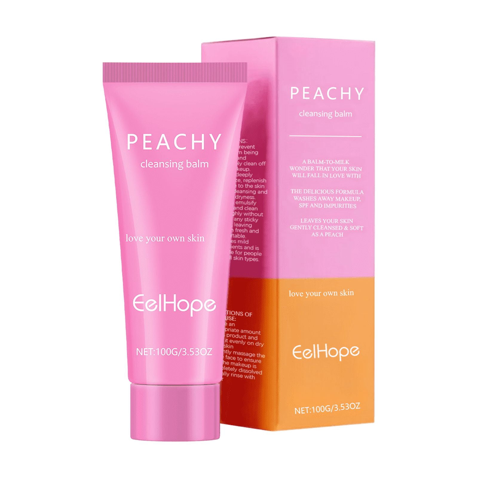 Eelhope Peach Makeup Remover Balm Cleansing Moisturizing Hydrating ...