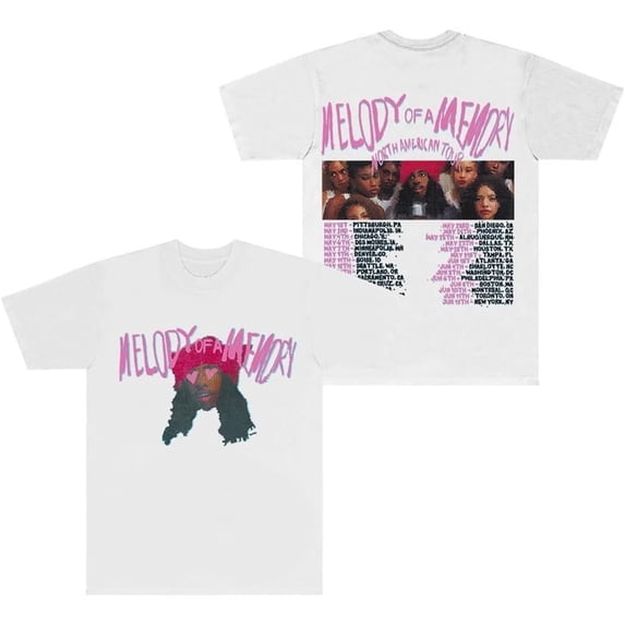 Eem Triplin Melody Of A Memory Tour T-shirt Men Women Hip Hop Cotton ...