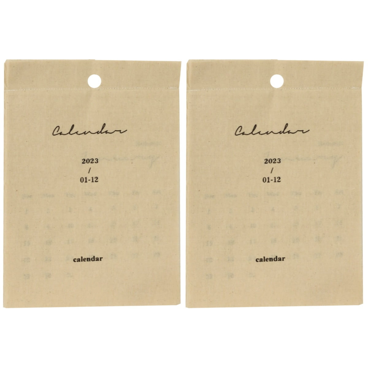 Eeristq 2pcs Photo Background Prop Simple Hanging Calendar English ...