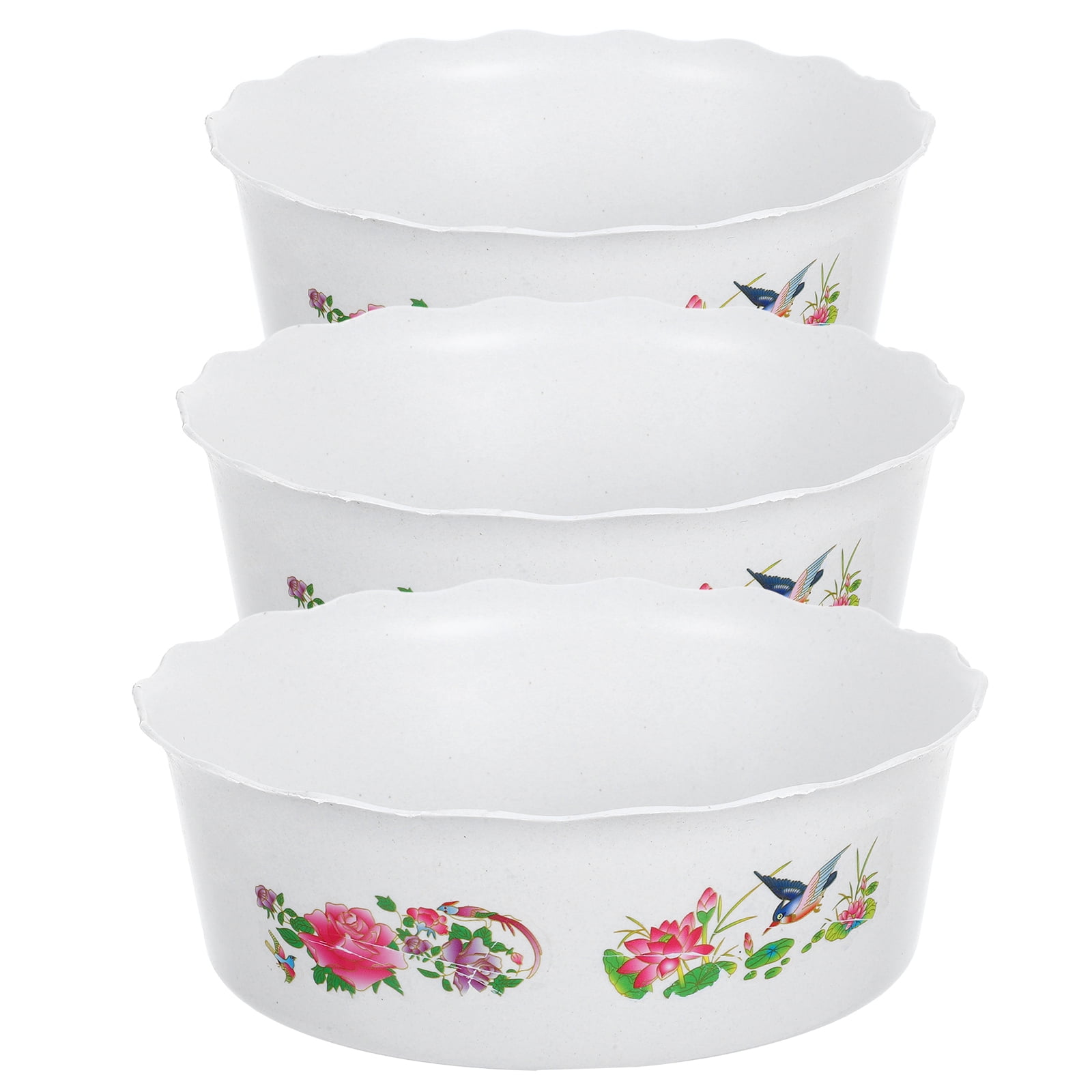 Eeristq 3Pcs Water Lily Pot Small Fish Bowl Plastic Plant Planting Pot ...