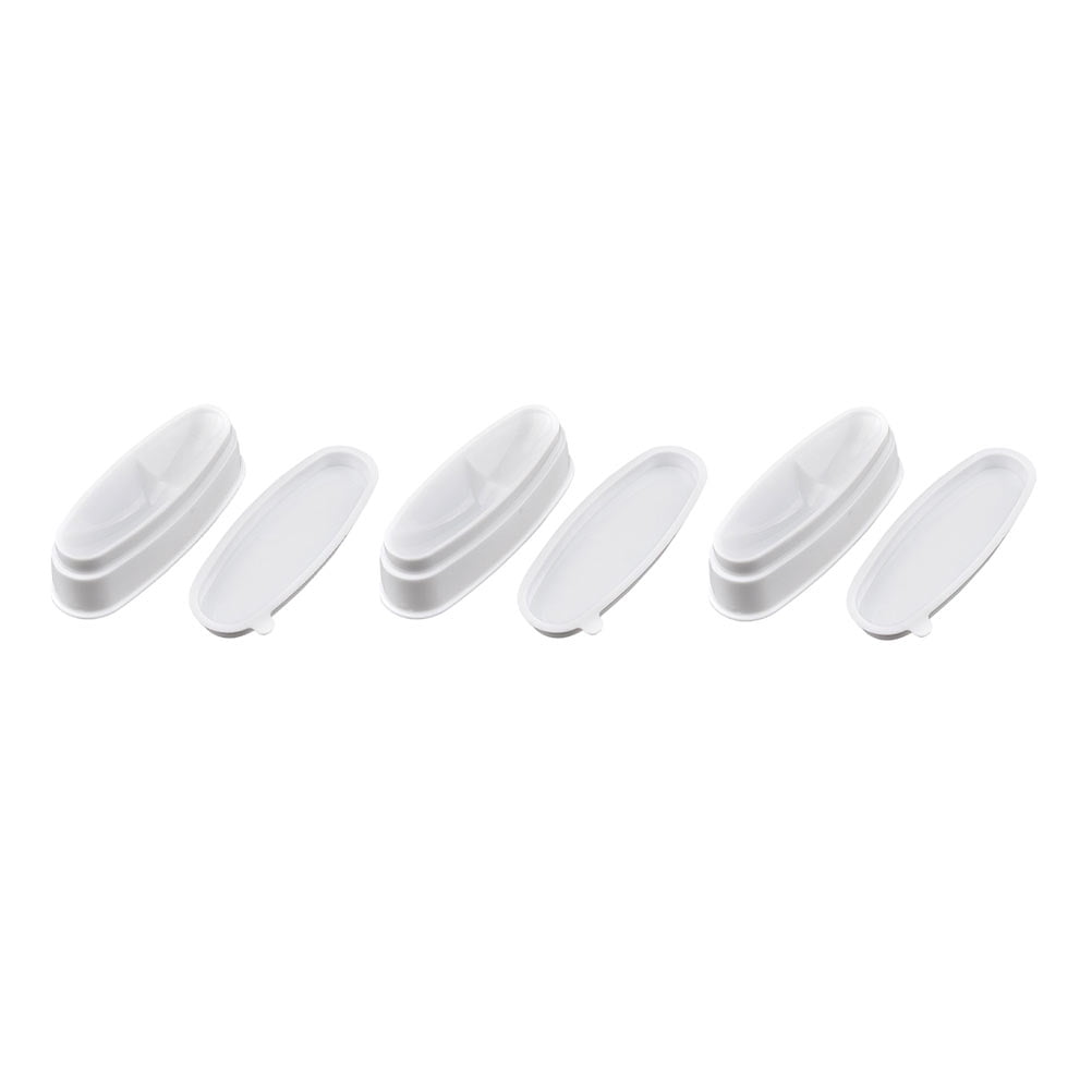Eeristq 3pcs French Tip Model Dip Nail Trays Practical Plastic Nail Dip ...