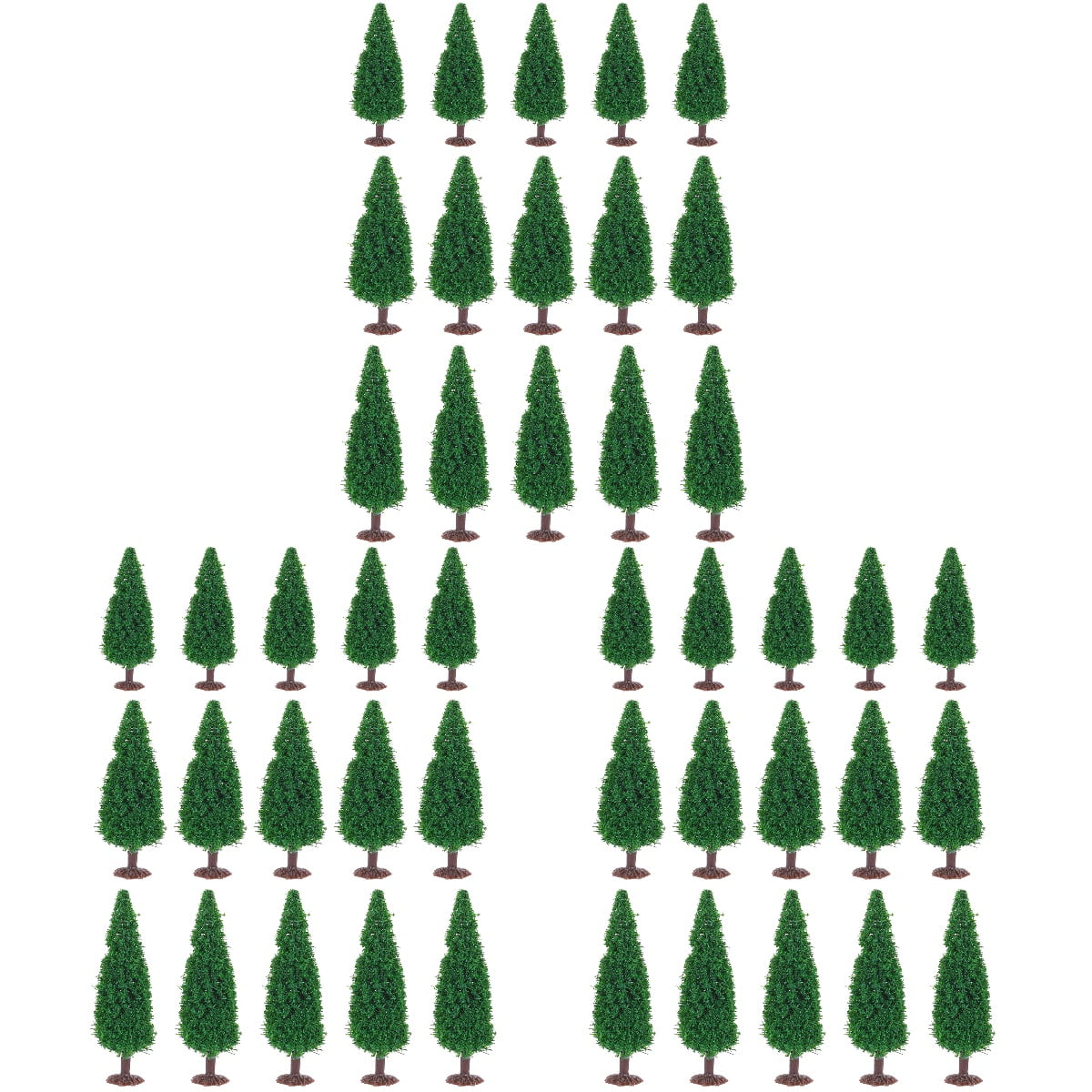 Eeristq 45 pcs Artificial Pine Tree Model DIY Landscape Scenery Tree ...
