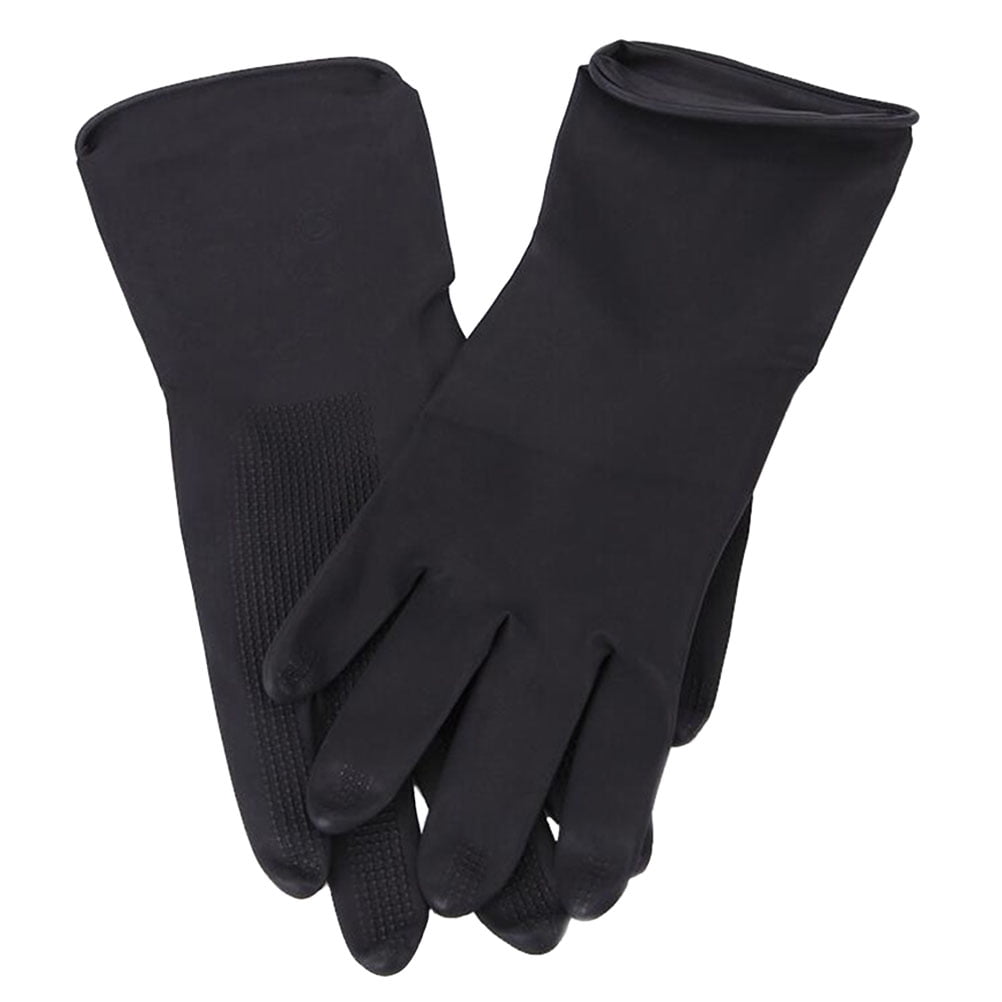Eeristq 5 Pairs Non-slip Hair Dye Gloves Barber Hand Protectors Latex ...
