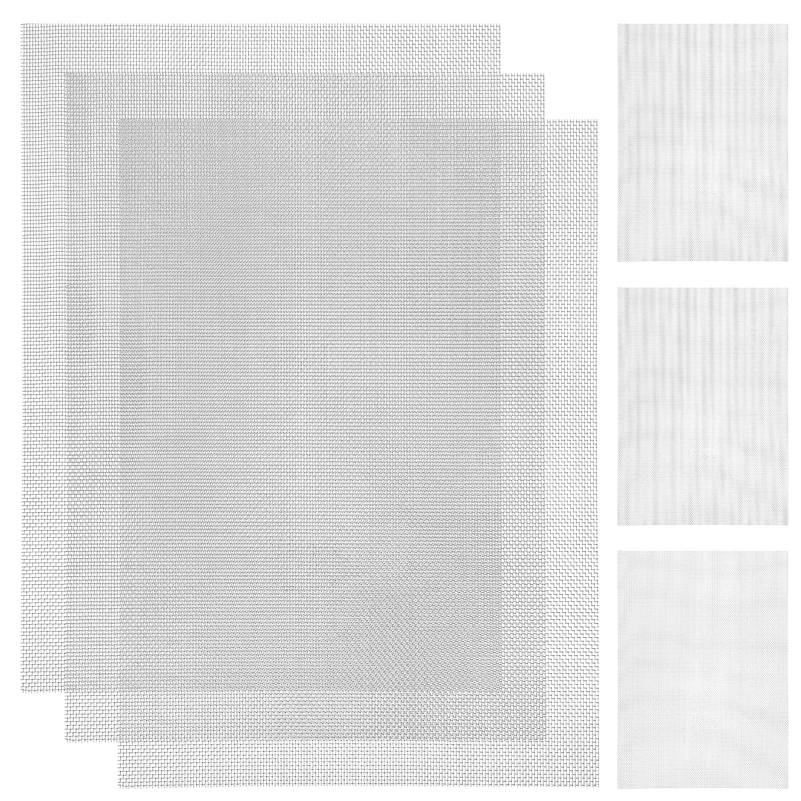 Eeristq 6pcs Mesh Screen Stainless Steel Mesh Filter Woven Mesh Sheets ...