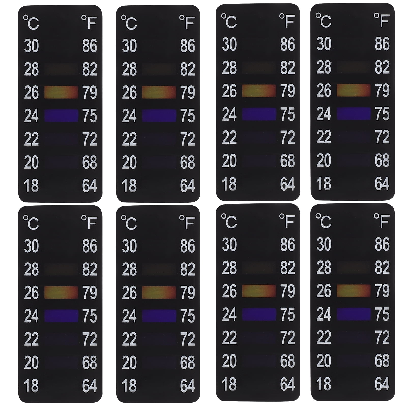 Eeristq 8pcs Stick On Brewing Thermometer Strips Adhesive Temperature ...