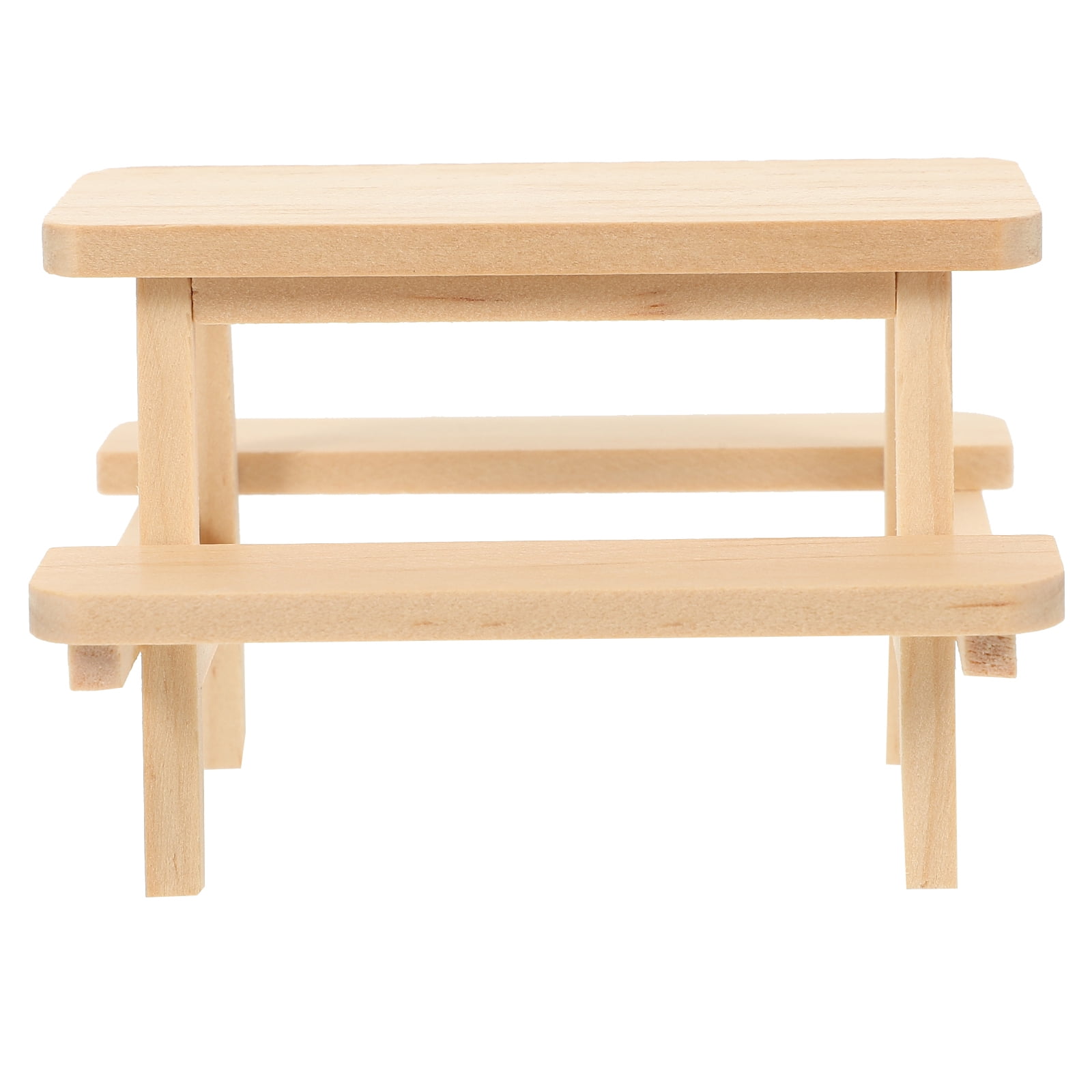 Eeristq Doll House Picnic Table Tiny Picnic Table Furniture Prop Doll ...