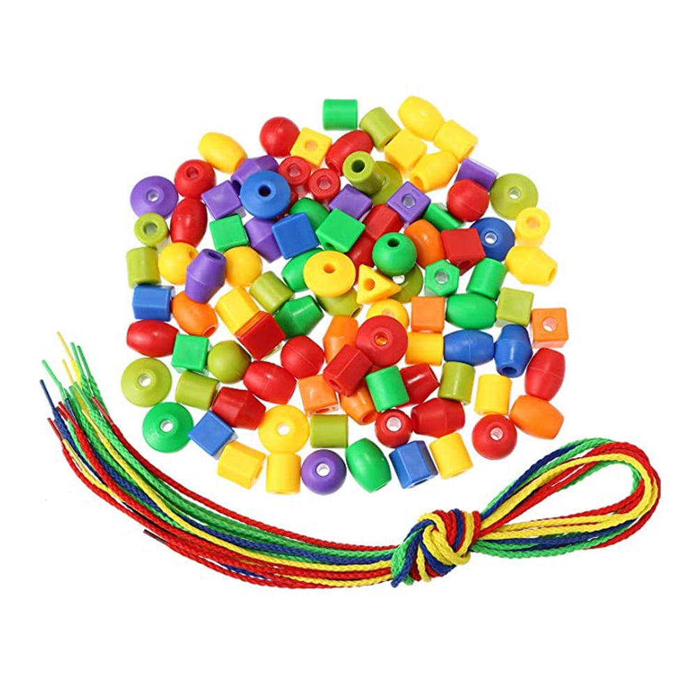 Eeristq String Beads with 400g Beads 8 Strings and Lacing Beads Set for ...