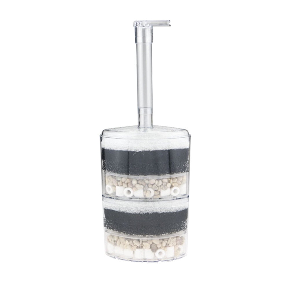 Eeristq XY-2010 Aquarium Corner Filter Air Driven Bio Sponge Ceramic ...