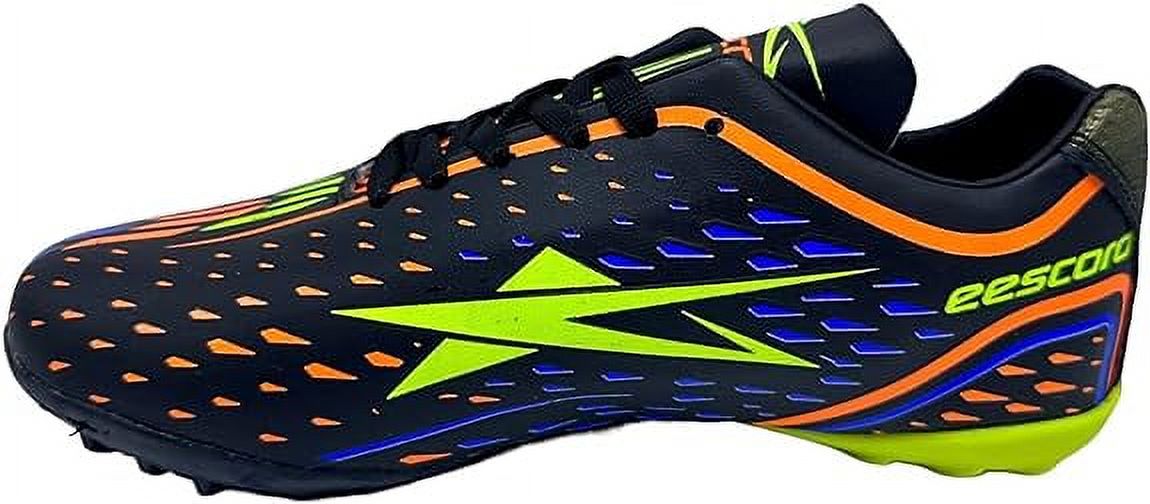 Eescord Turf Soccer Cleats Shoes Model 3000 Leather Black /Yellow - Walmart.com