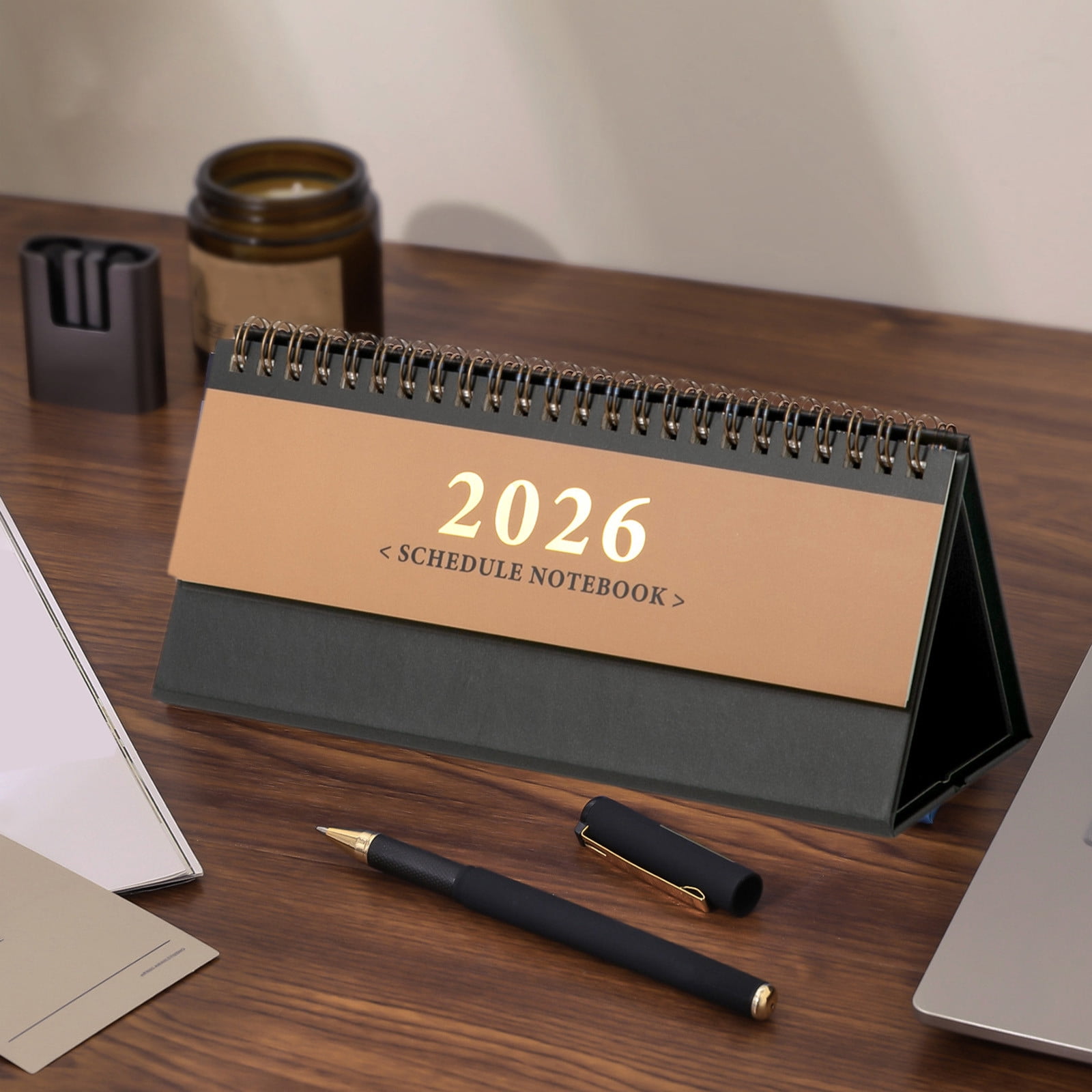 Eespoir 2026 Horizontal Desk Calendar, Self-disciplined Punch Card ...