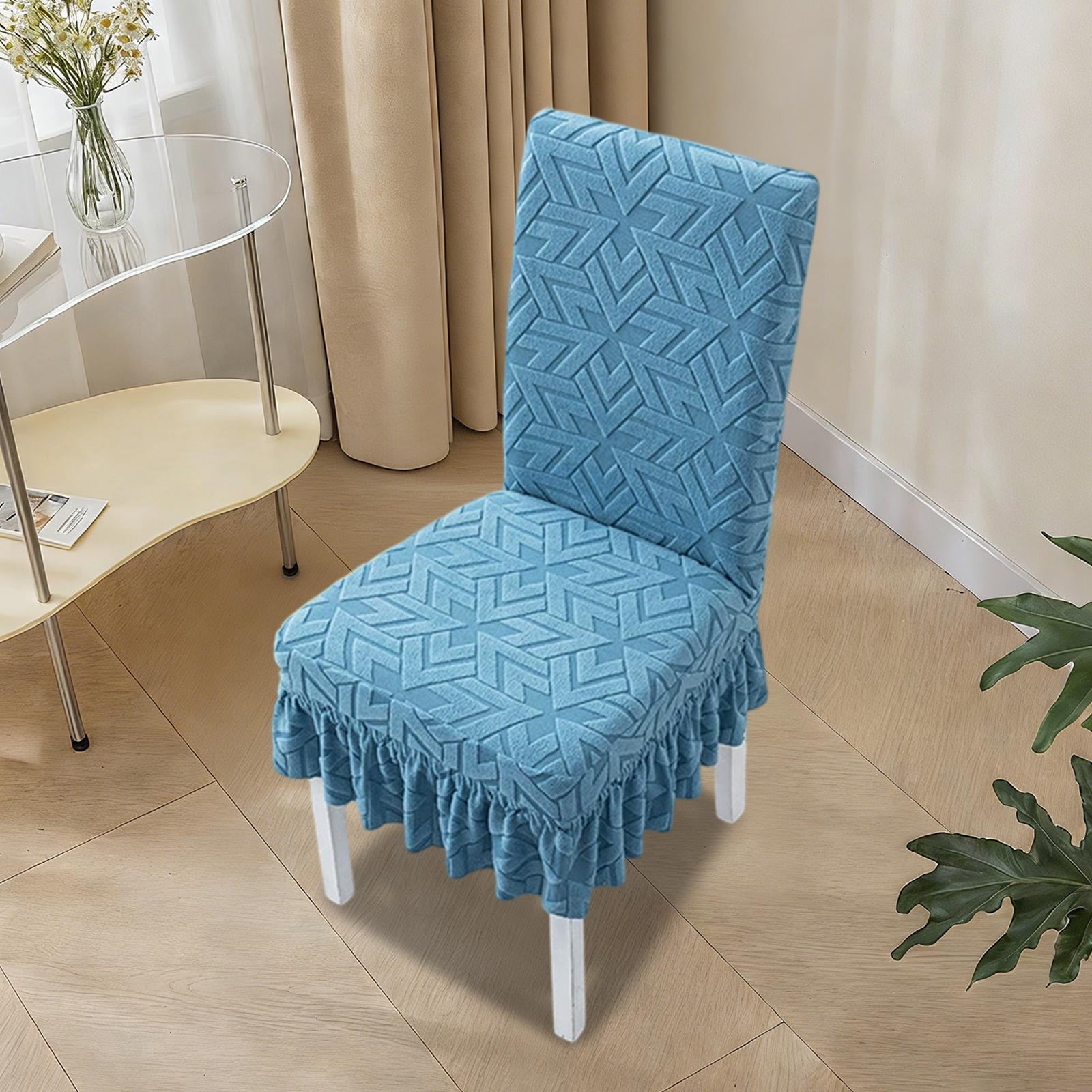 Eespoir Arrows Patterns Stretch Skirt Chair Cover, Arrows Pattern Chair ...