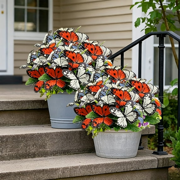 Eespoir Artificial Butterflies Flower Wedding Arrangement, Fresh ...