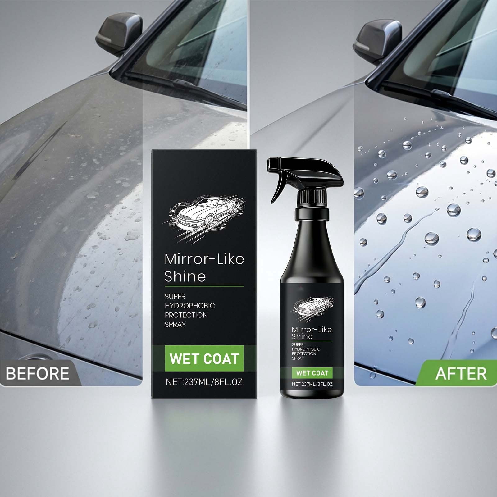 Eespoir Car Hydrophobic Coating Spray, Car Paint Brightens Multi Car ...