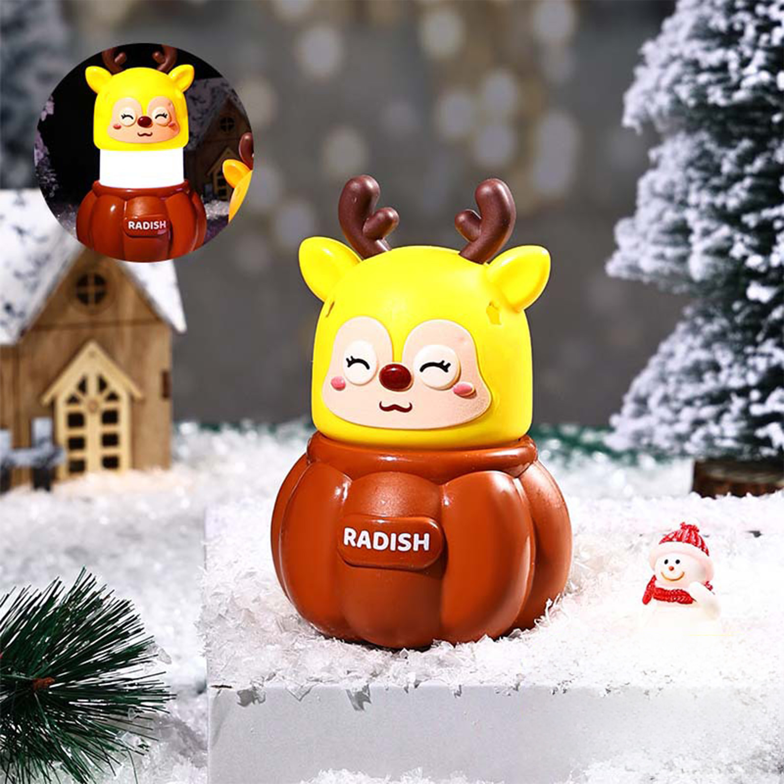 Eespoir Christmas Reindeer Nightlight, Reindeer Glow Light, Holiday ...