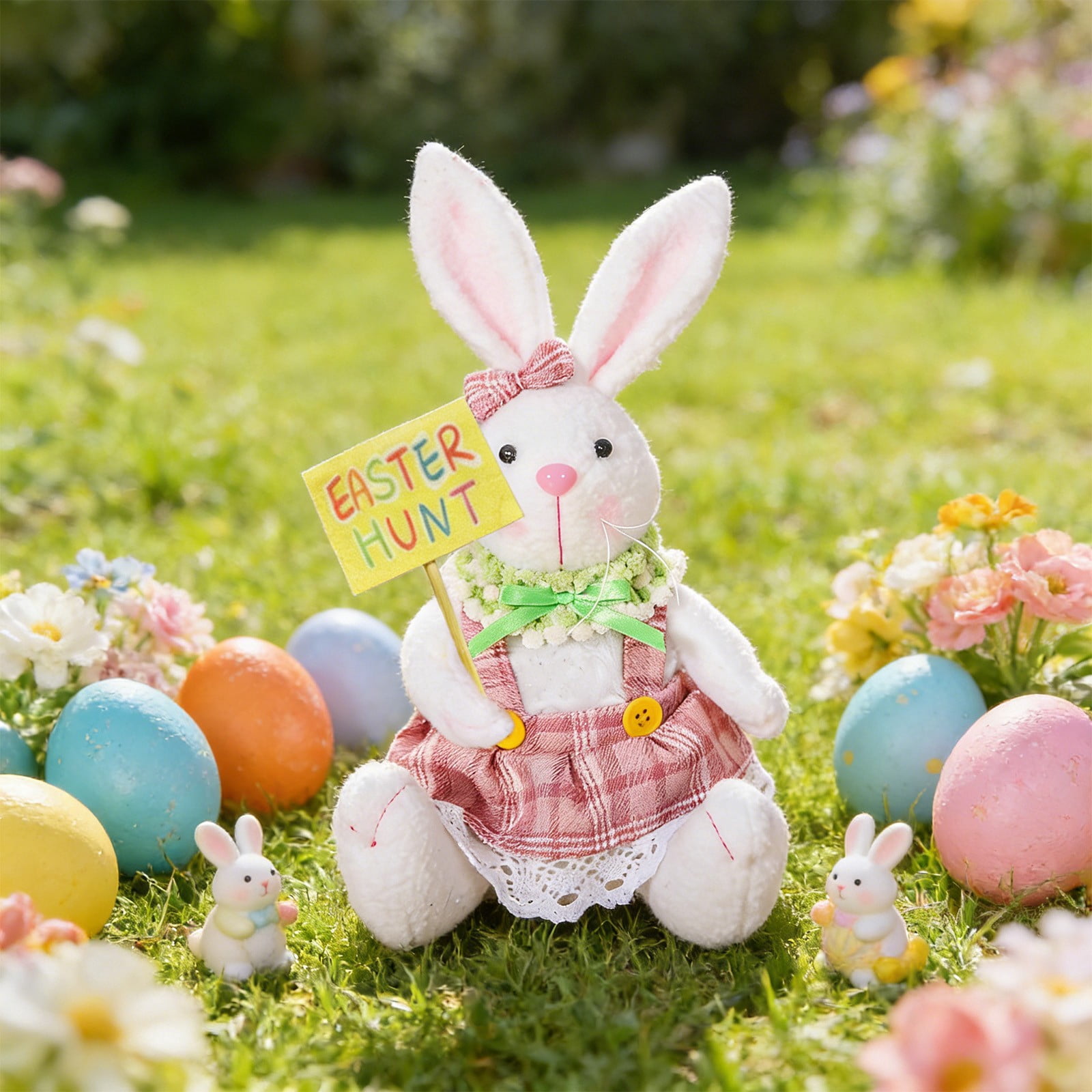 Eespoir Easter Bunny Doll, Carrot Bunny Easter Ambiance Decor for ...