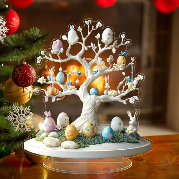 Eespoir Easter Decorations Easter Eggs, Home Scene Tabletop Ornaments ...