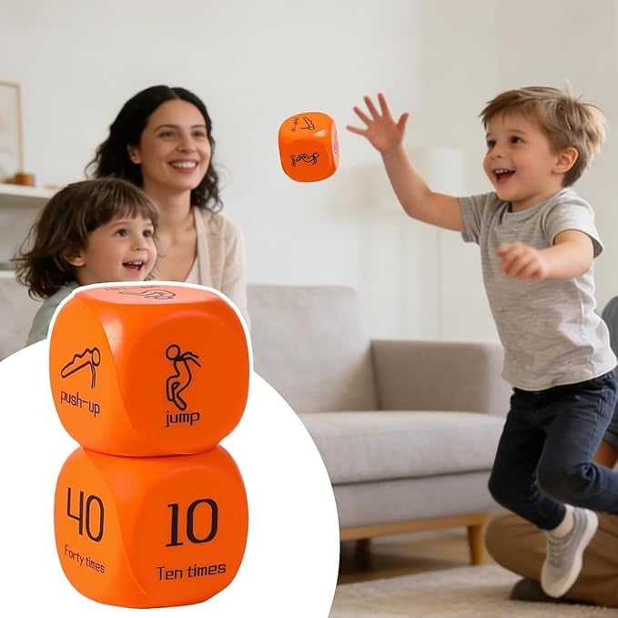 Eespoir Fitness Sports Exercise Dice, 6 Sided Sports Game Equipment ...