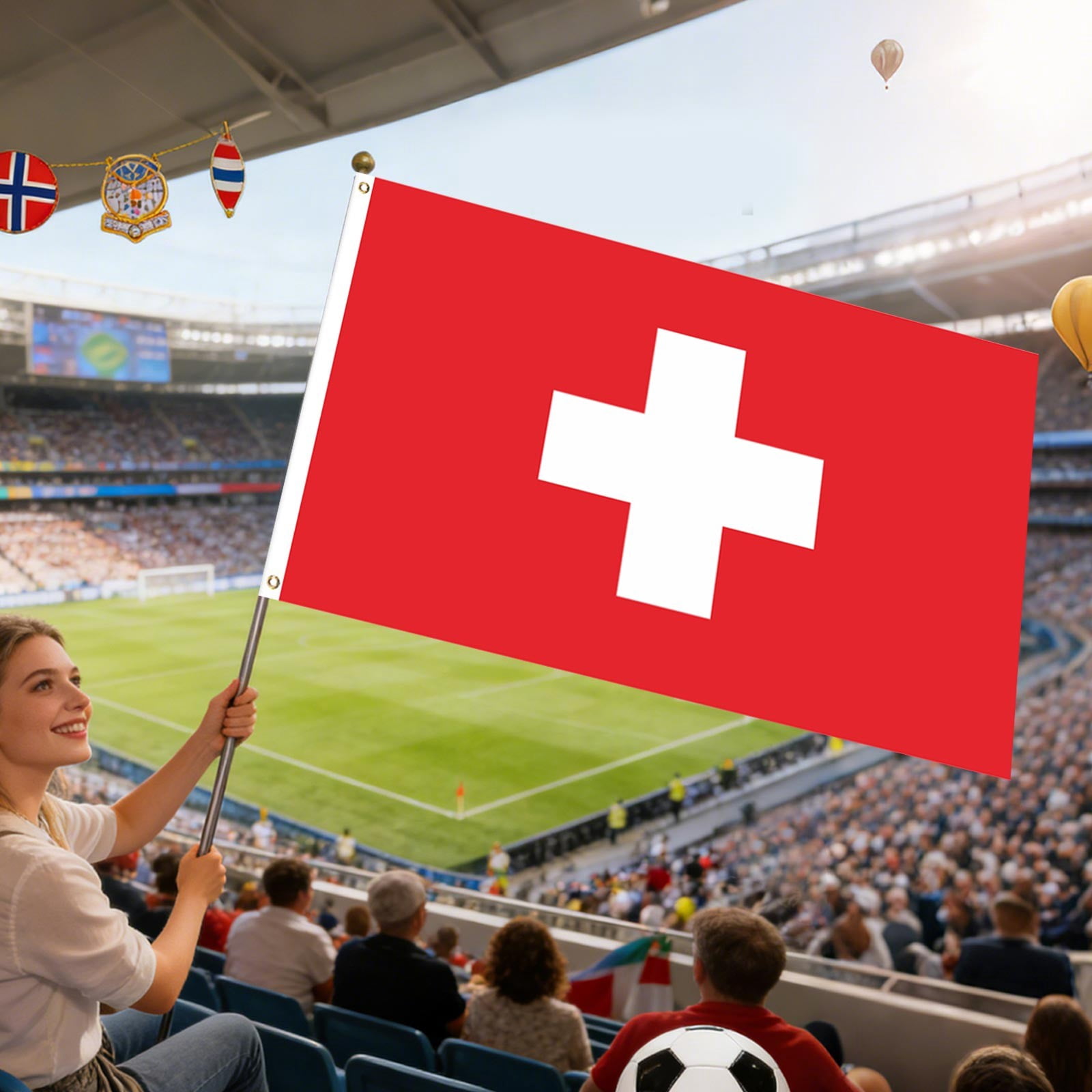 Eespoir Football Fan Celebration Supplies Flags, Match Watching Party ...