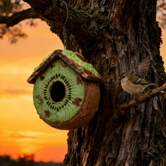 Eespoir Garden Ornaments Resin Decorative Sculptures, Artisanal Birds ...