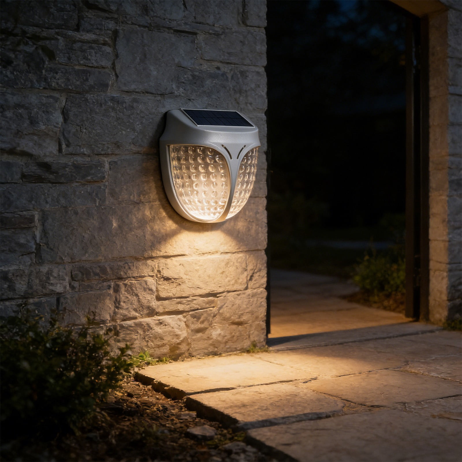 Eespoir Magnetic Solar Light, Outdoor Garden Light Auto On at Dusk ...