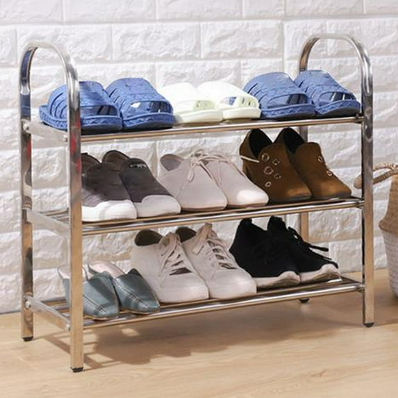 Eespoir Multi Tier Stainless Steel Shoe Rack, Doorway Shoe Organiser ...