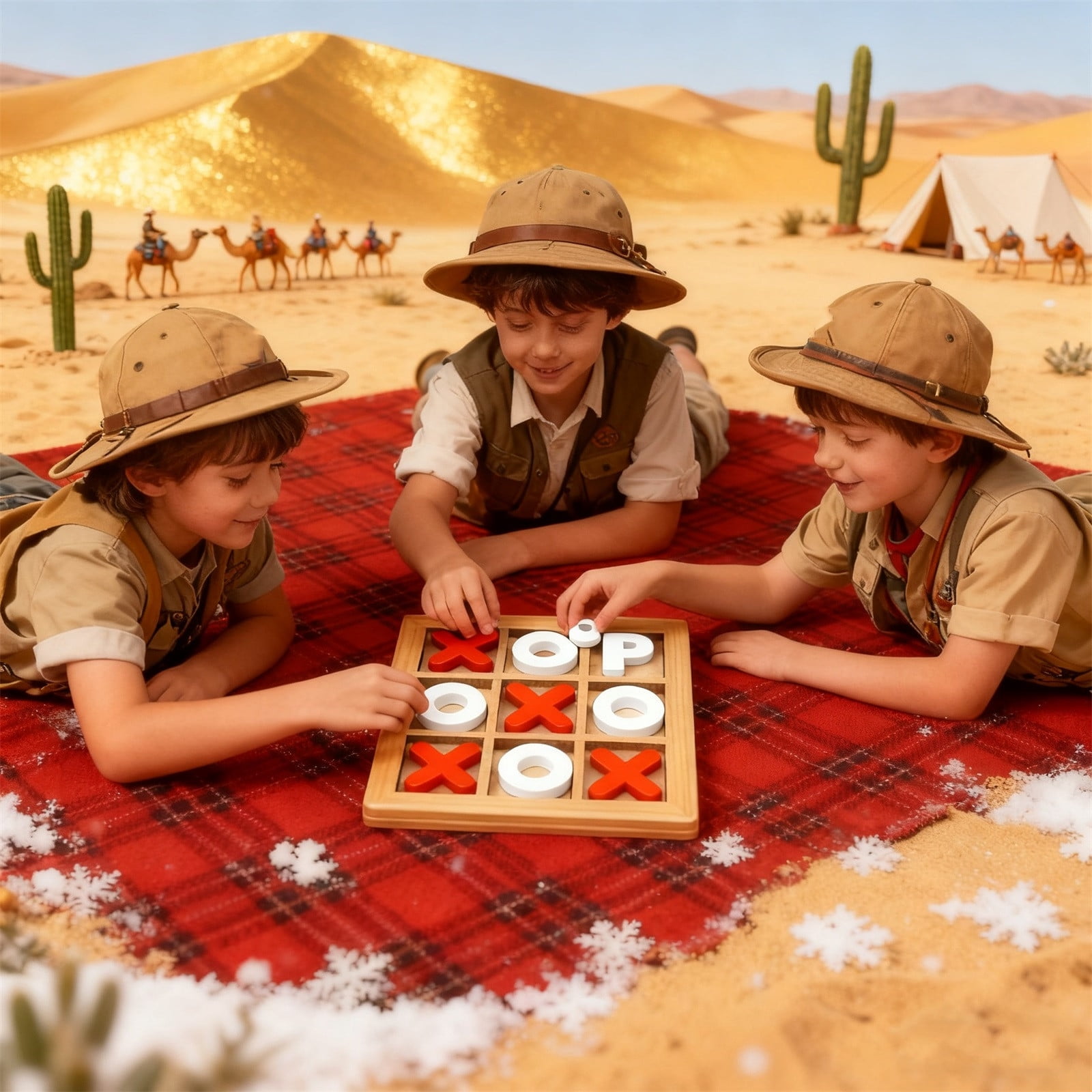 Eespoir Noughts And Crosses Kids Children Board Games, Indoor Playing ...