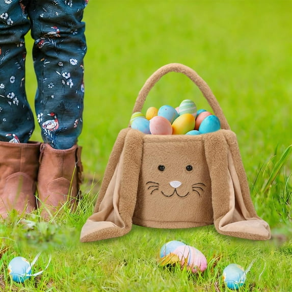 Eespoir Plush Rabbits Bag, Easter Bag Children's Handbag, Velvet ...
