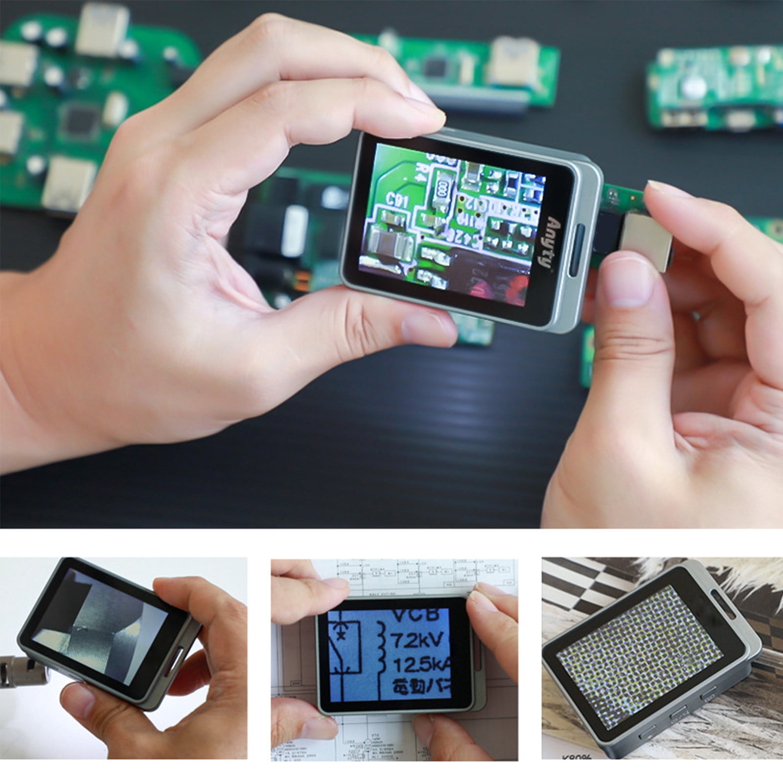 Eespoir Portable Microscopes, Handheld Magnifier for Outdoor ...