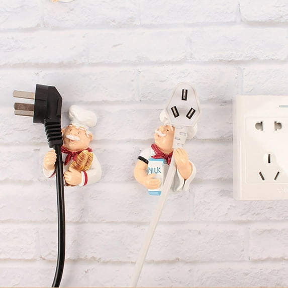 Eespoir Power Cord Storage Rack, Home Plug Finishing Bracket Kitchen ...