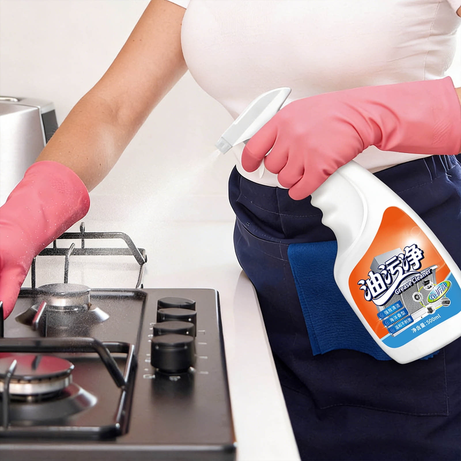 Eespoir Quickly Decompose Heavy Kitchen Oil Stain Cleaner, Soften ...