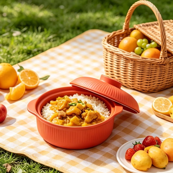 Eespoir Soup Bowl with Lid, Mini Casserole Dish, Round Baking Bowl with ...