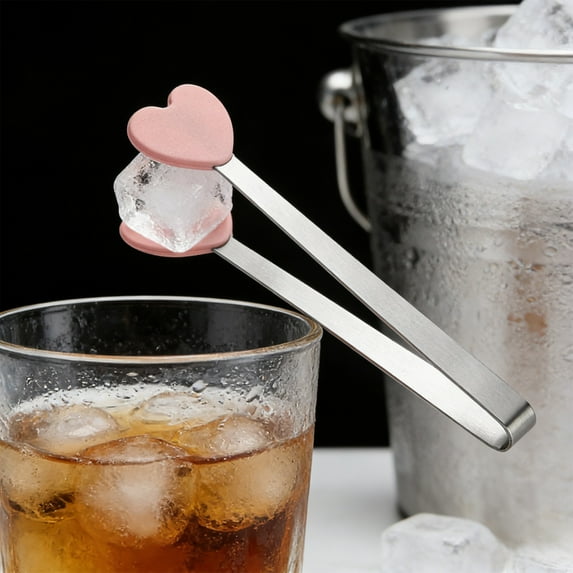 Eespoir Stainless Steel Tongs For Ice Cubes, Mini Food Clip For Snacks ...