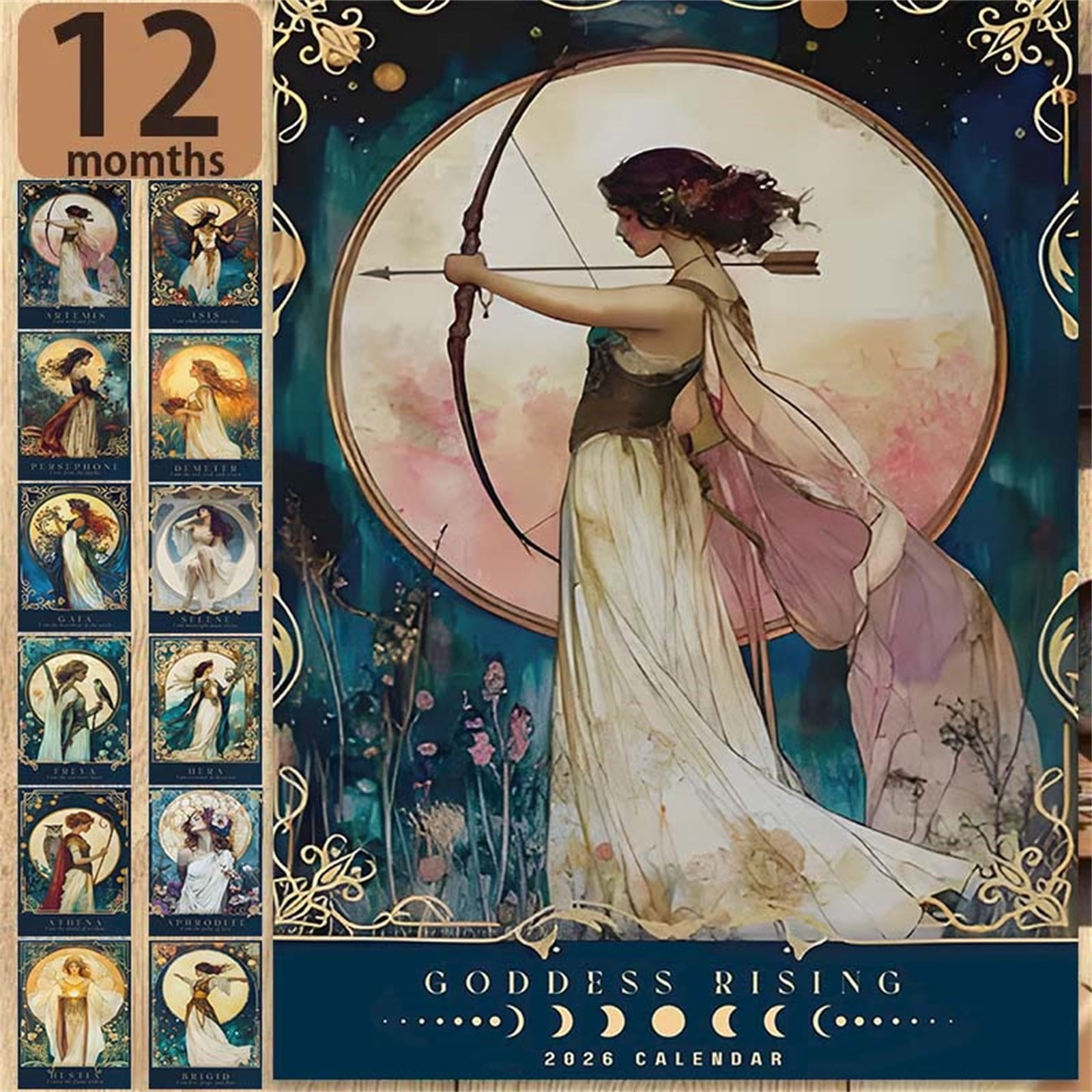 Eespoir Sturdy Double Coil Binding Large Calendar Block, 2026.1 - 2026. ...