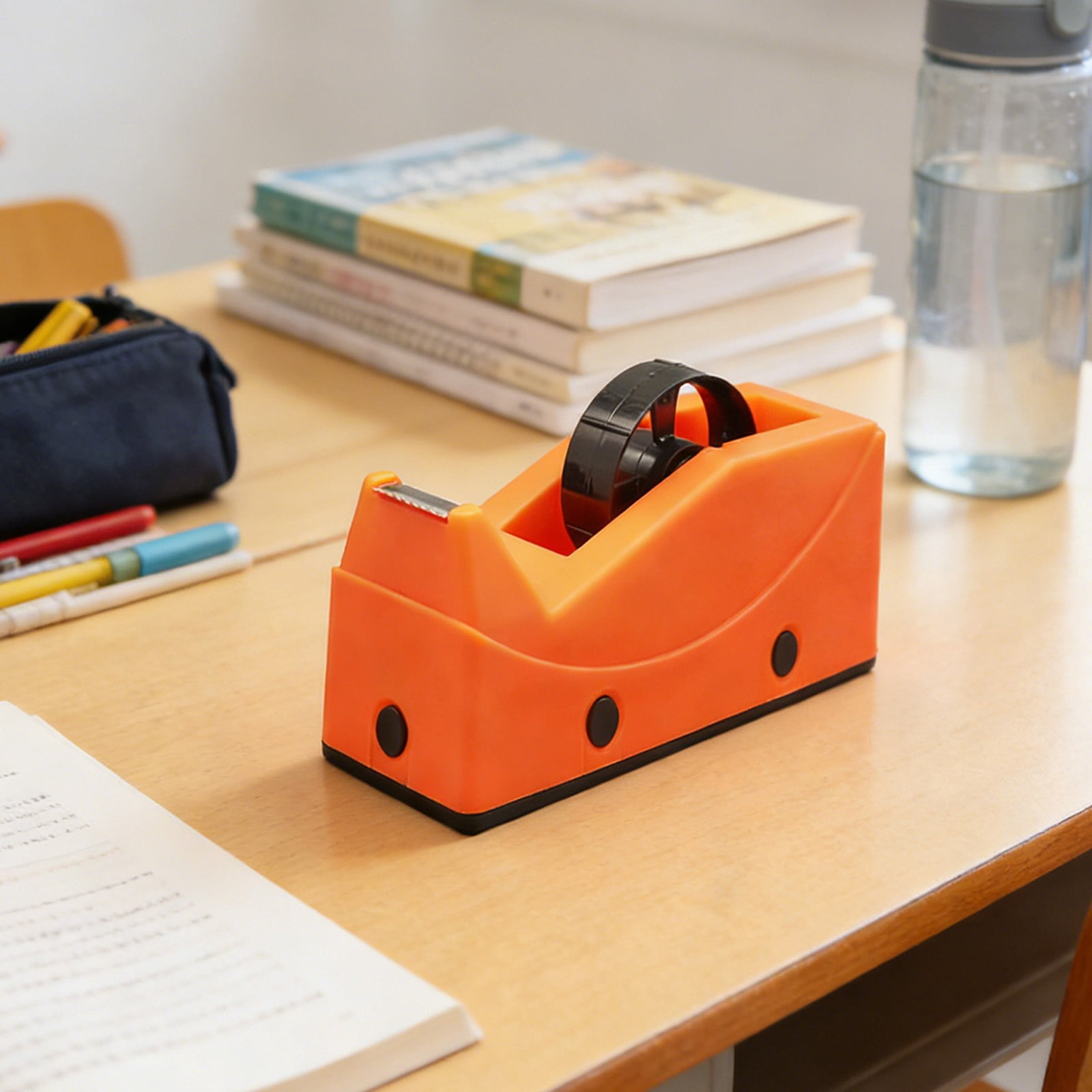 Eespoir Tape Dispenser, Desktop Tape Cutter with Base, Smooth Roller ...