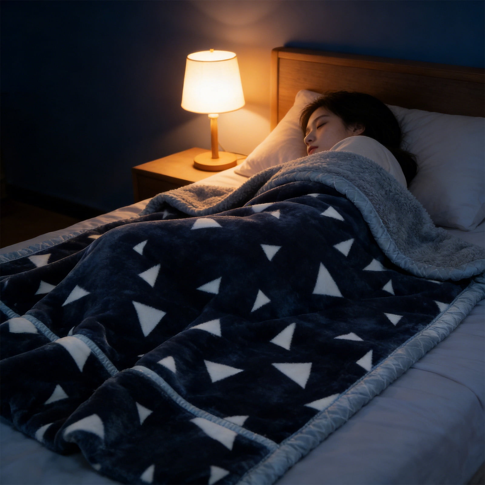 Eespoir Thick Raschel Blanket Winter Warm Blanket, Flannel Cover ...