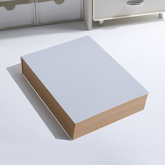 Eespoir Thickened 200 Blank Sketchbook, Kraft Paper Draft Paper Maths ...